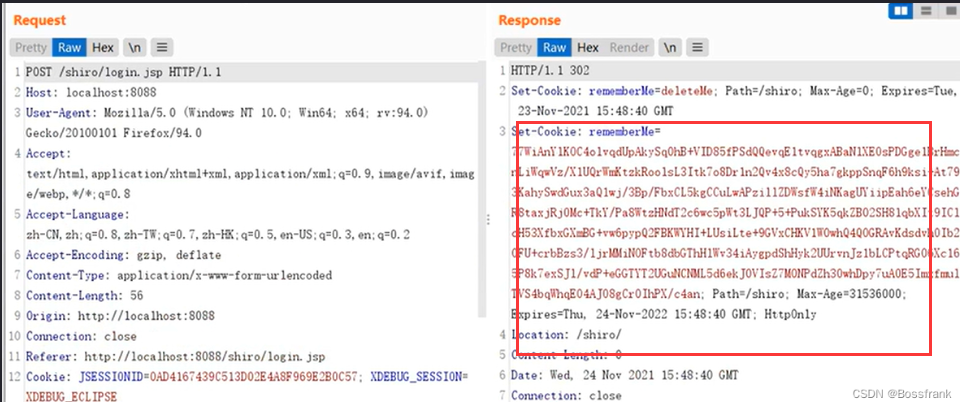 Apache Shiro 反序列化 - 漏洞复现 | LunaRGFod = 月 = HelloWord